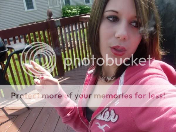 Exhales - Kitty Lynn Smoking Fetish - Now smoking 5 packs a day!